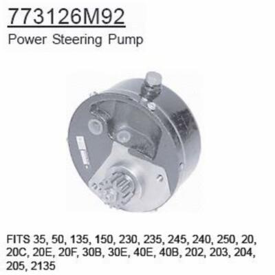 773126M92 For Massey Ferguson Power Steering Pump 35 50 135 150 230 235 ...