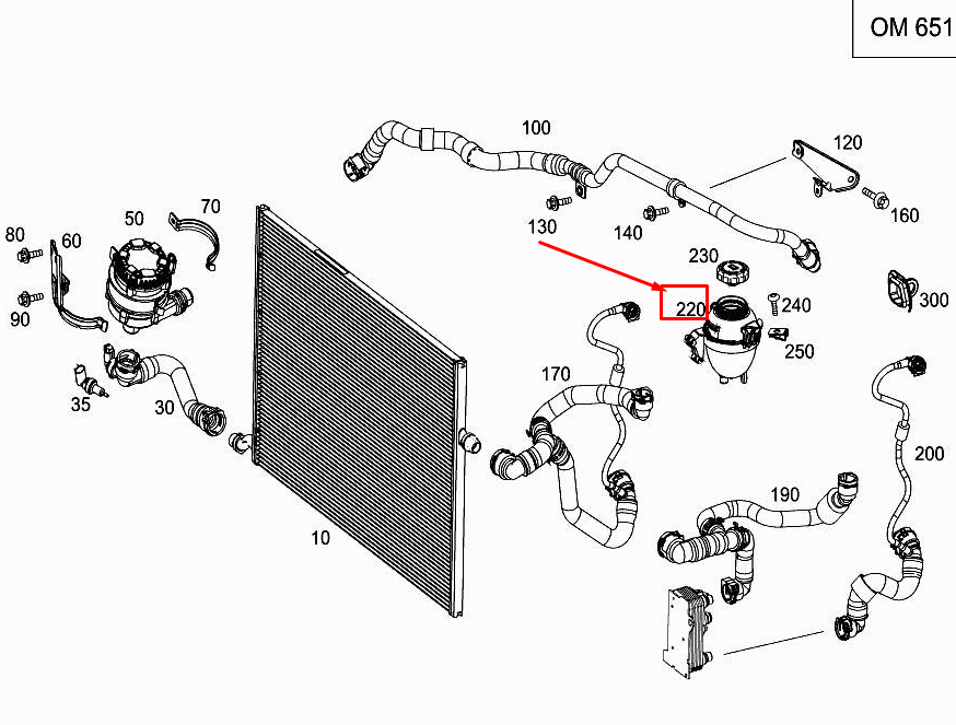 MERCEDES-BENZ GLC X253 Ausgleichsbehälter A2534700004 NEU ORIGINAL | eBay
