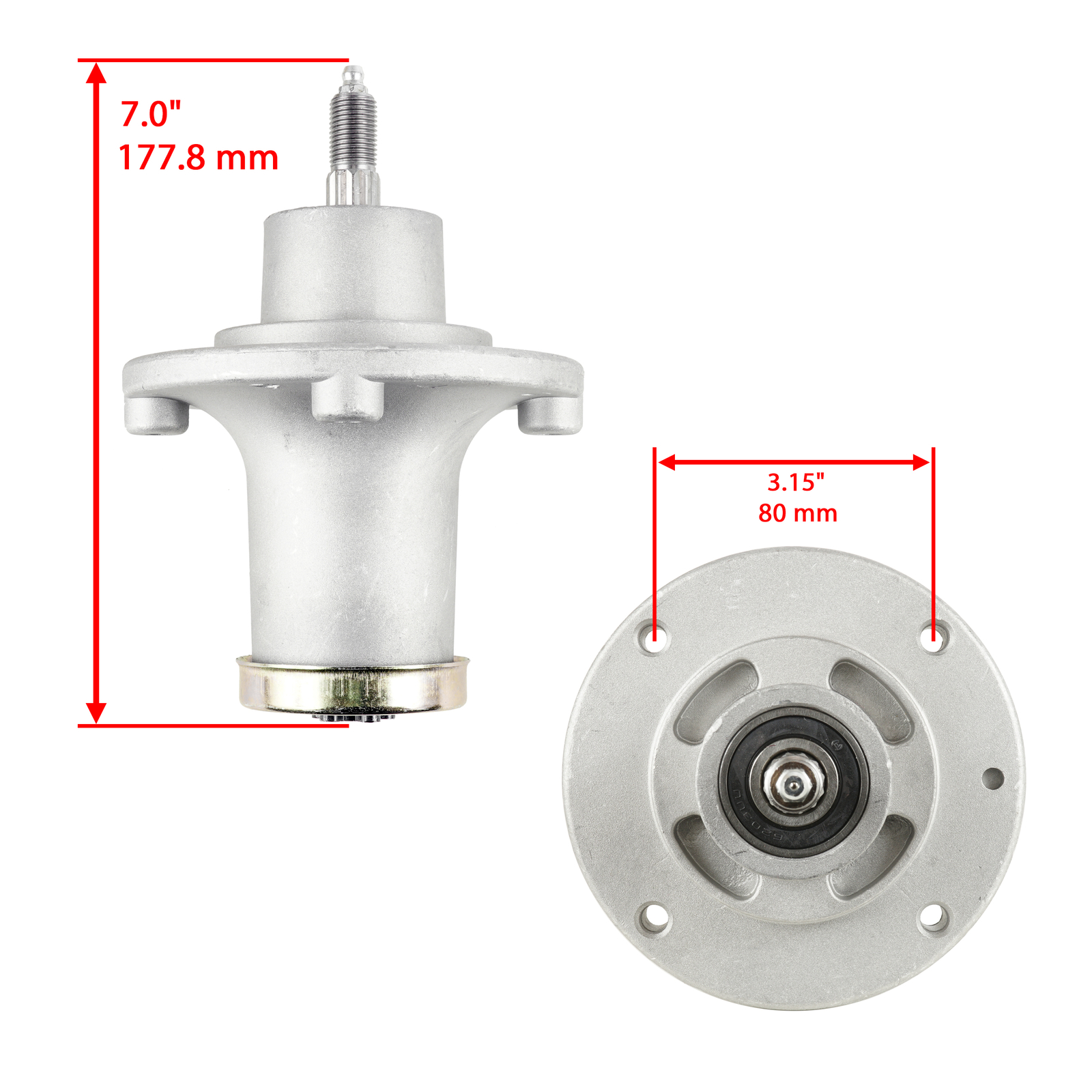 3 Spindle Assembly with Pulley fits Husqvarna MZT61 MZ61 MZ6125 MZ6128 ...