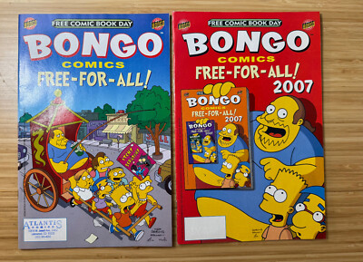 BONGO FREE-FOR-ALL Simpsons Comics Lot of 2 FCBD 2013 Bart Homer | eBay
