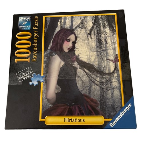 Ravensburger Flirtatious 1000 Piece Jigsaw Gothic Vampire Puzzle Ana ...