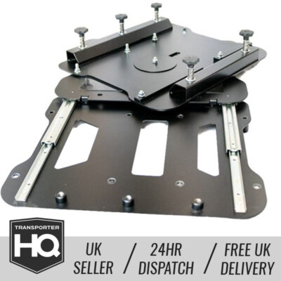 VW Transporter T5 / T6 Rusty Lee Passenger SLIDING Double Swivel Seat ...