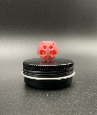 Playge Pink PVC Squishy Sacred Terror Skall Bead EDC Zipper Pull | eBay