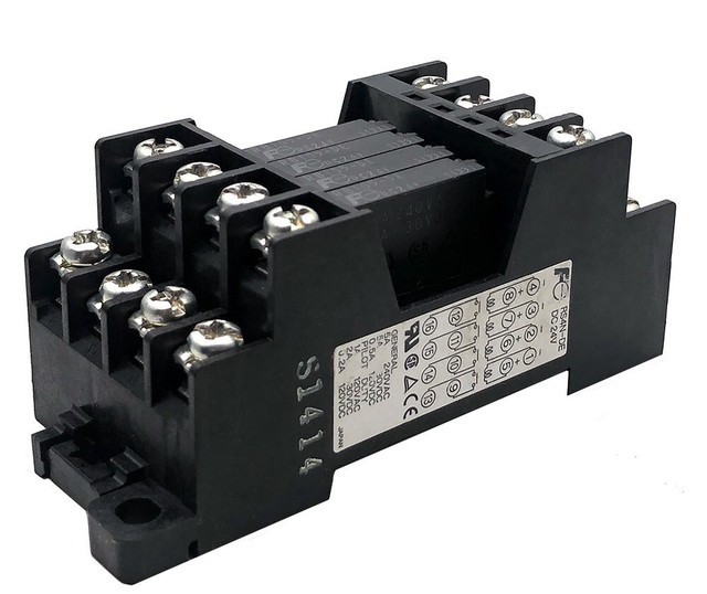 1pc Fujitsu Rb105-de 24vdc Power Relay With Rs4n-de Socket for sale ...