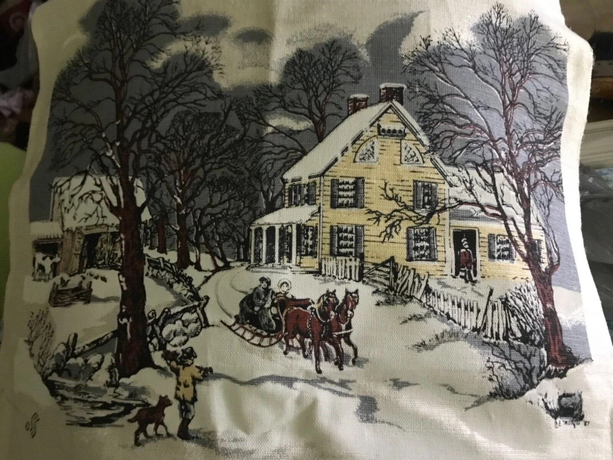 Winter Farm Scene