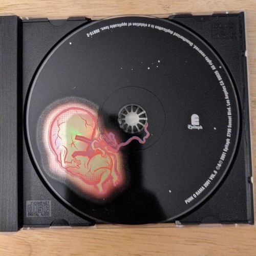 Various Artists : Punk- O- Rama; Vol 6 CD (2001) Promo Hole Through ...