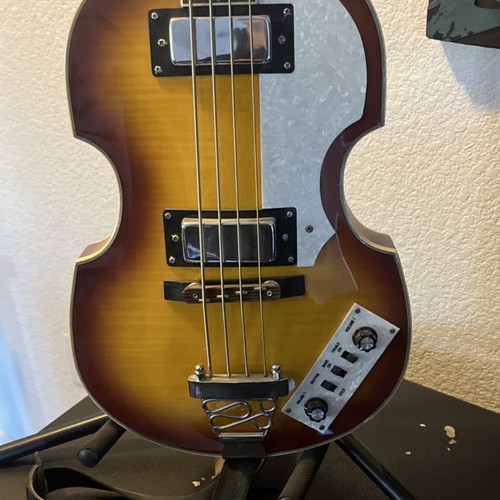 Rogue Violin Bass Electric 4-String Solid Body Sunburst Bass Guitar | eBay