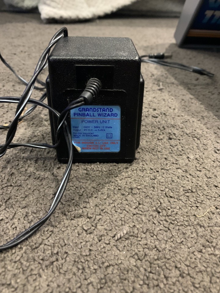 Rare vintage Tomy Grandstand Pinball Wizard Pinball Machine working ...