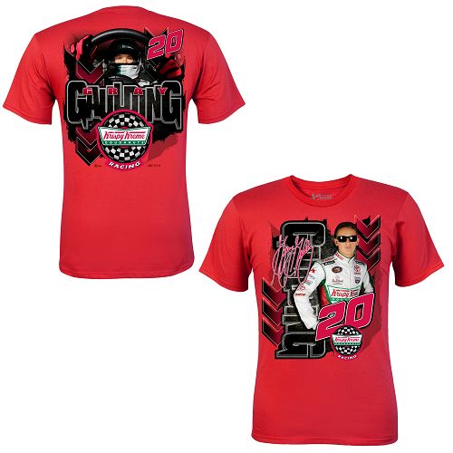 Gray Gaulding 2013 Chase Authentics #20 Krispy Kreme Red Tee FREE SHIP ...