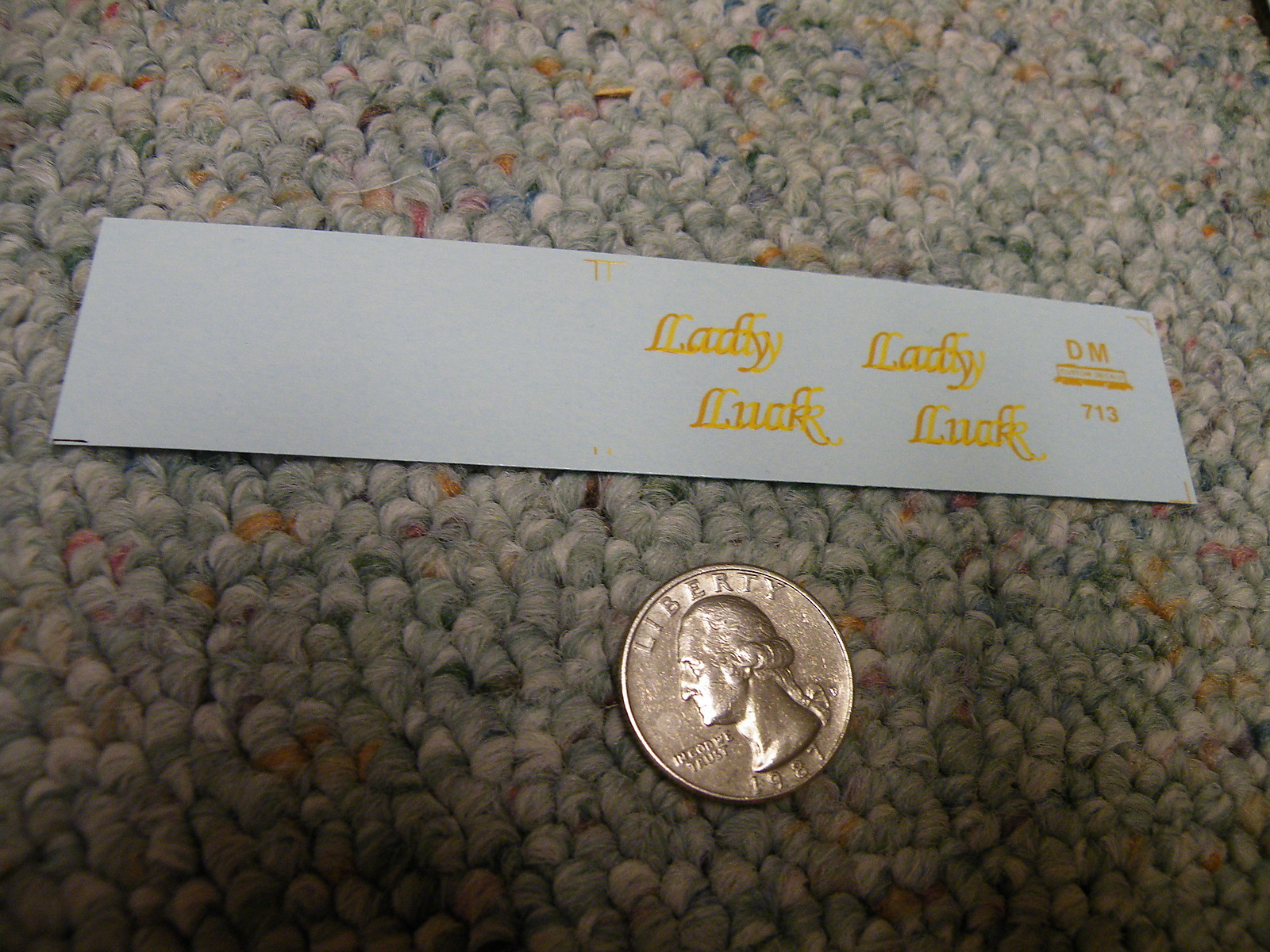 Herald King decals HO Lady Luck yellow dulux overlaid ZZ214 | eBay
