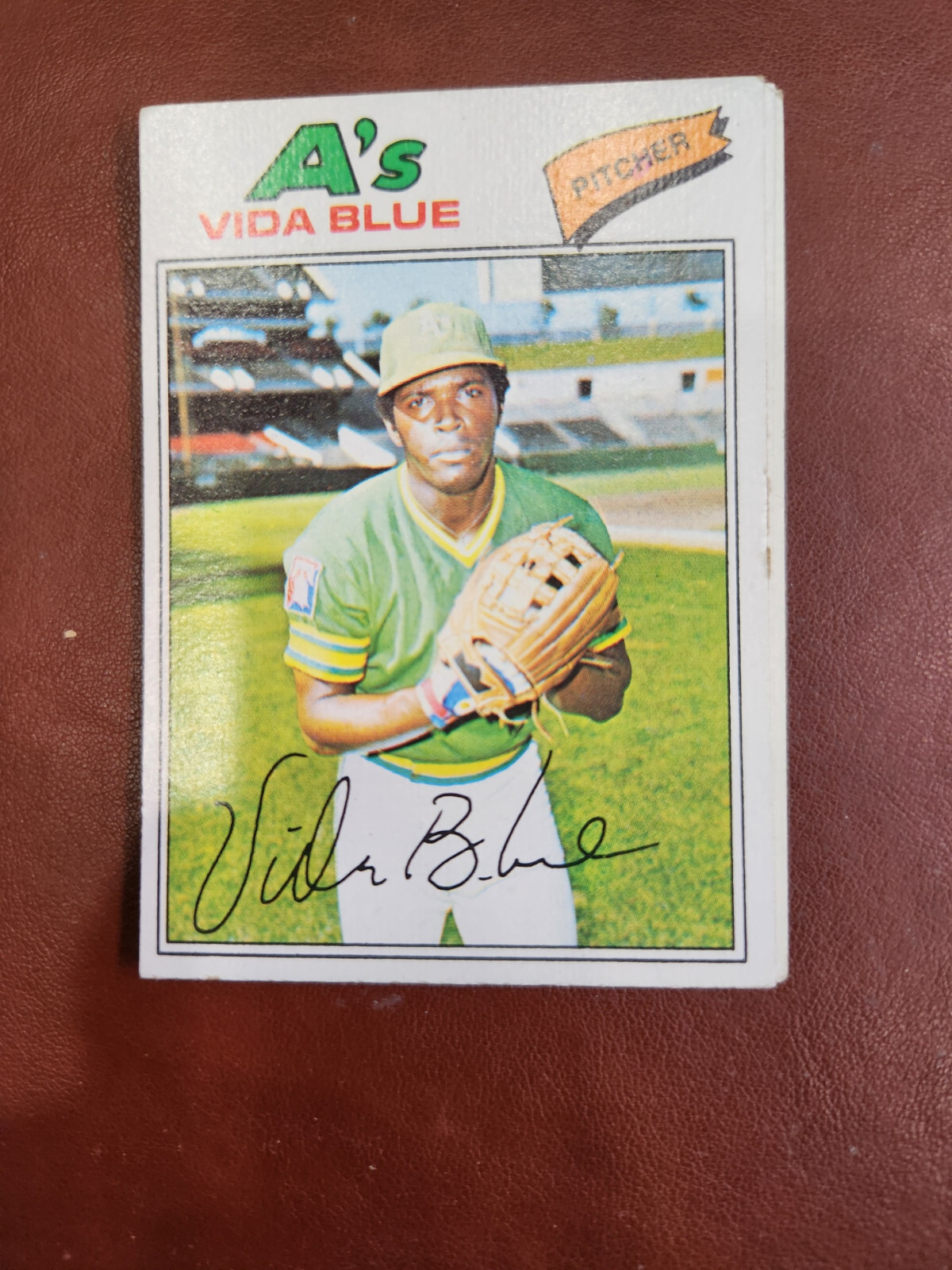 Vida Blue 1977 Topps #230 Oakland Athletics Baseball Card | eBay