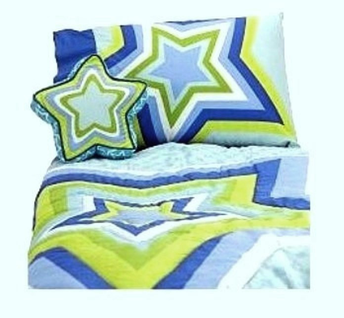 TODDLER BED SIZE - Little Miss Matched - Superstar 4-Pc REVERSIBLE ...