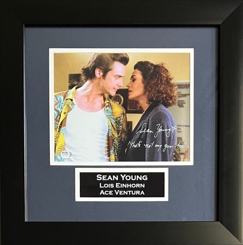 Sean Young auto framed signed inscribed 8x10 photo Ace Ventura Ray ...