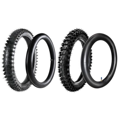 70/100-19 90/100-16 Front Rear Tyre Set Thumpstar CR85 CRF110 KX100 ...