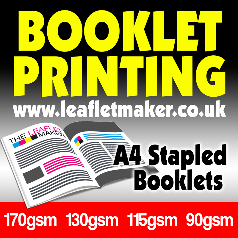 Full Colour A4 Booklet Printing - Stapled Booklets 170gsm 130gsm 115gsm 90gsm | eBay UK