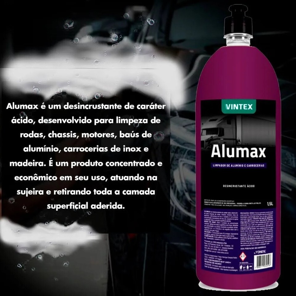 Vonixx Alumax Aluminum Cleaner Kit With Two Units 2x1.5L/2x53 Oz Vintex ...