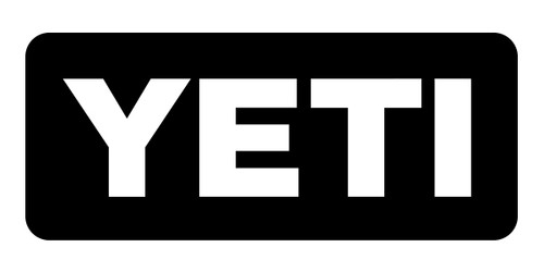 YETI LOGO DECAL - 2 DECALS - Cooler Window Bumper STICKER Car Truck SUV ...