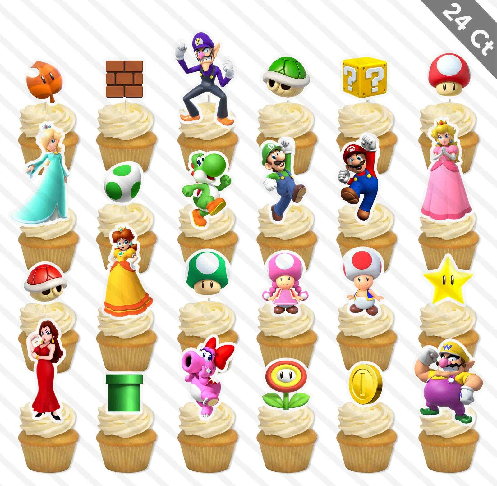 Mario Brothers Cupcake Ideas