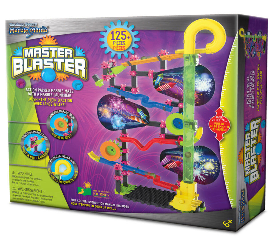 Marble Mania Master Blaster The Learning Journey 120+ pieces Marble ...