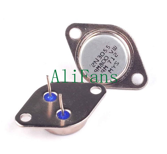 2Pcs 2N3055 TO-3 NPN AF Amp Audio Power Transistor 15A/60V NEW | eBay