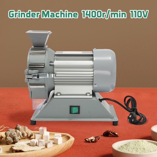 NEW Crusher Pulverizer Micro Plant Grinder Grinding Machine 110V 1400r ...