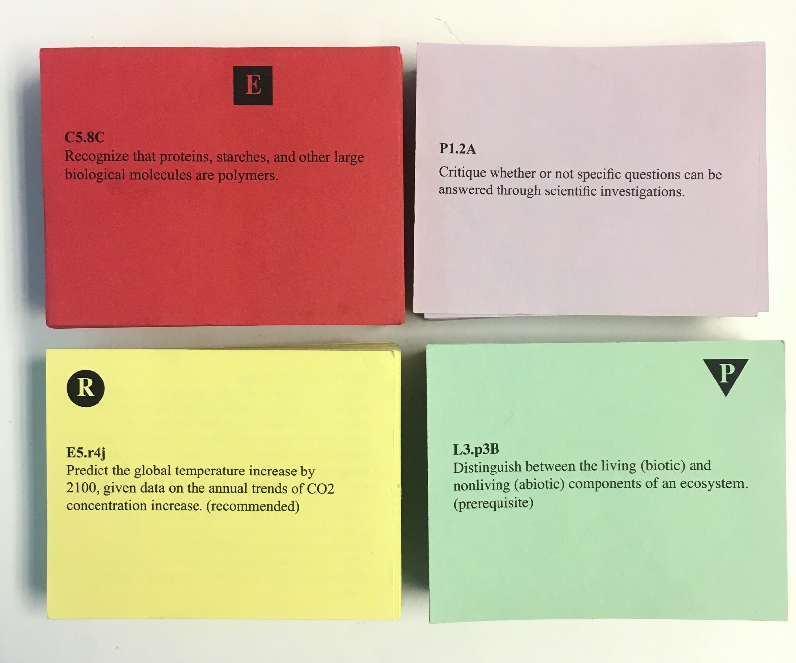 LOT 464 STEM Flashcards Common Core Public Private Home School ...