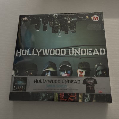 Hollywood Undead Swan Songs Vinyl and T Shirt Set! NEW! SEALED! SIZE ...