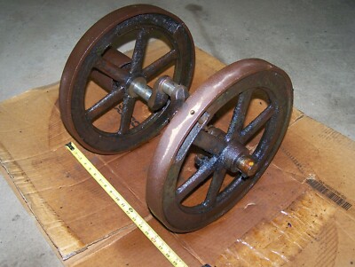 SIMPLICITY 1 1/2hp CRANKSHAFT Flywheels Hit Miss Engine Steam Tractor ...