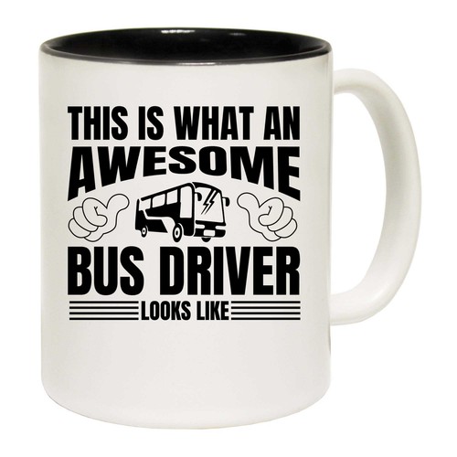 This Is What An Awesome Bus Driver Looks Like - Funny Novelty Coffee ...