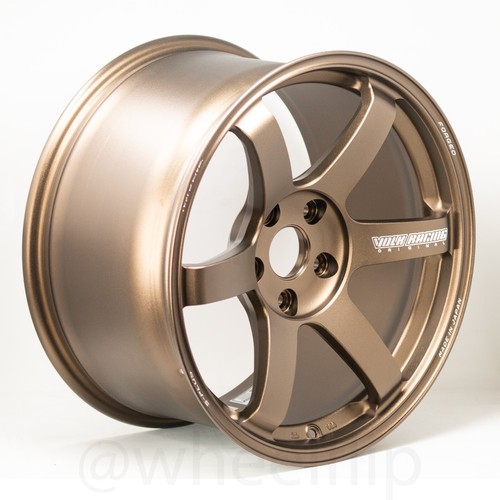 (set of 4) Volk Racing TE37 Saga S-Plus 18x10 +40 5x120 Bronze fits FK8 ...