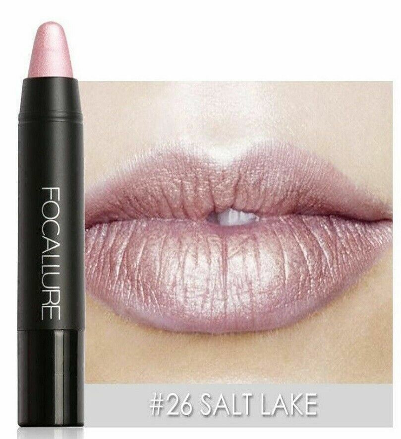 Focallure Matte Metallics Crayon Lipstick - 27 Shades | eBay UK