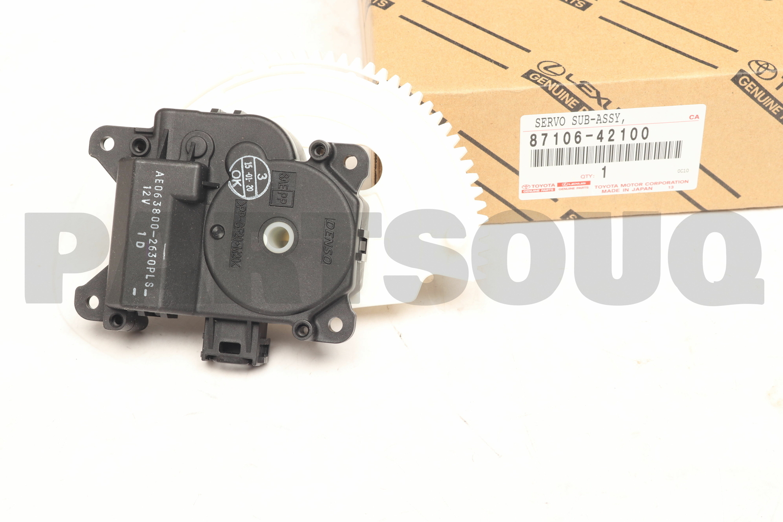 8710642100 Genuine Toyota DAMPER SERVO SUB-ASSY, AIR CONDITIONER ...