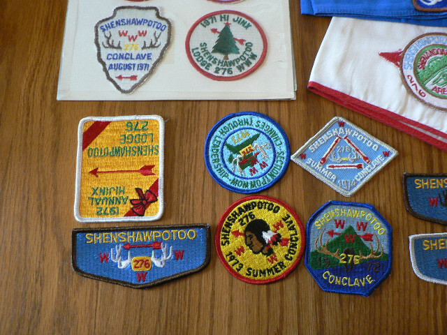 SHENSHAWPOTOO OA 276 LODGE PATCHES /NECKERCHIEFS BOY SCOUT ORDER ARROW ...