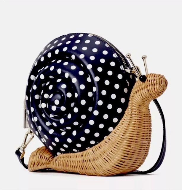 kate spade new york Scarlett Snail Wicker Crossbody Handbag, Medium ...