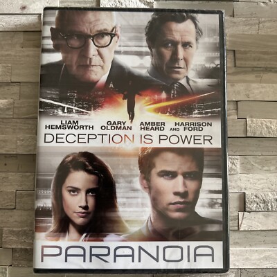 Paranoia DVD 2013 Liam Hemsworth Harrison Ford Amber Heard Gary Oldman ...