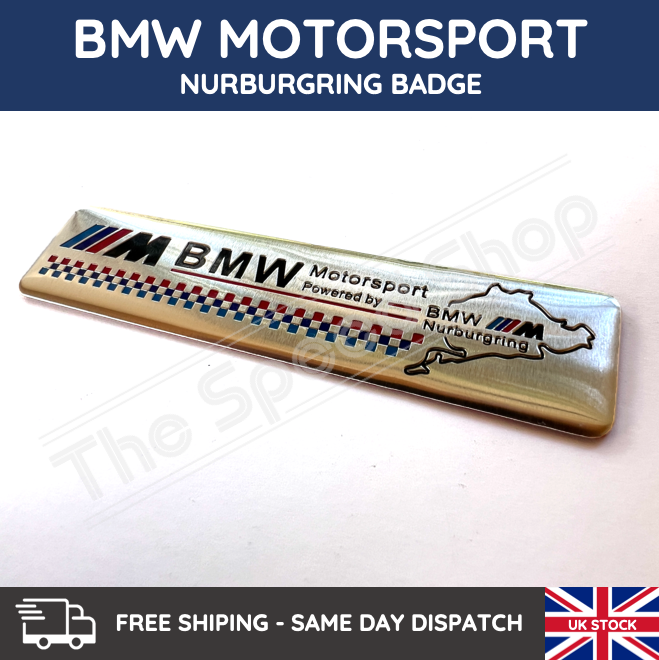 BMW Metal Badge M-Sport Emblems Nurburgring Motorsport Germany M2 M3 M4 ...