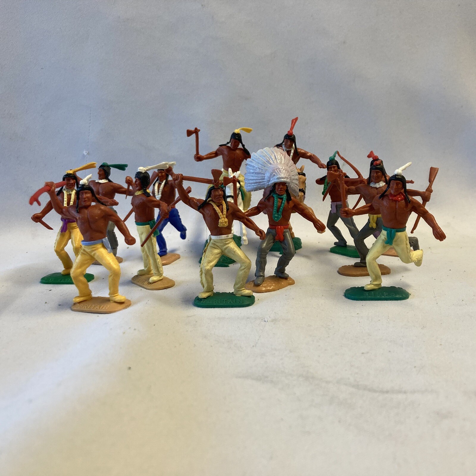 Vintage Timpo Swoppet Native Americans (11 foot 2 mounted), 1st Series ...