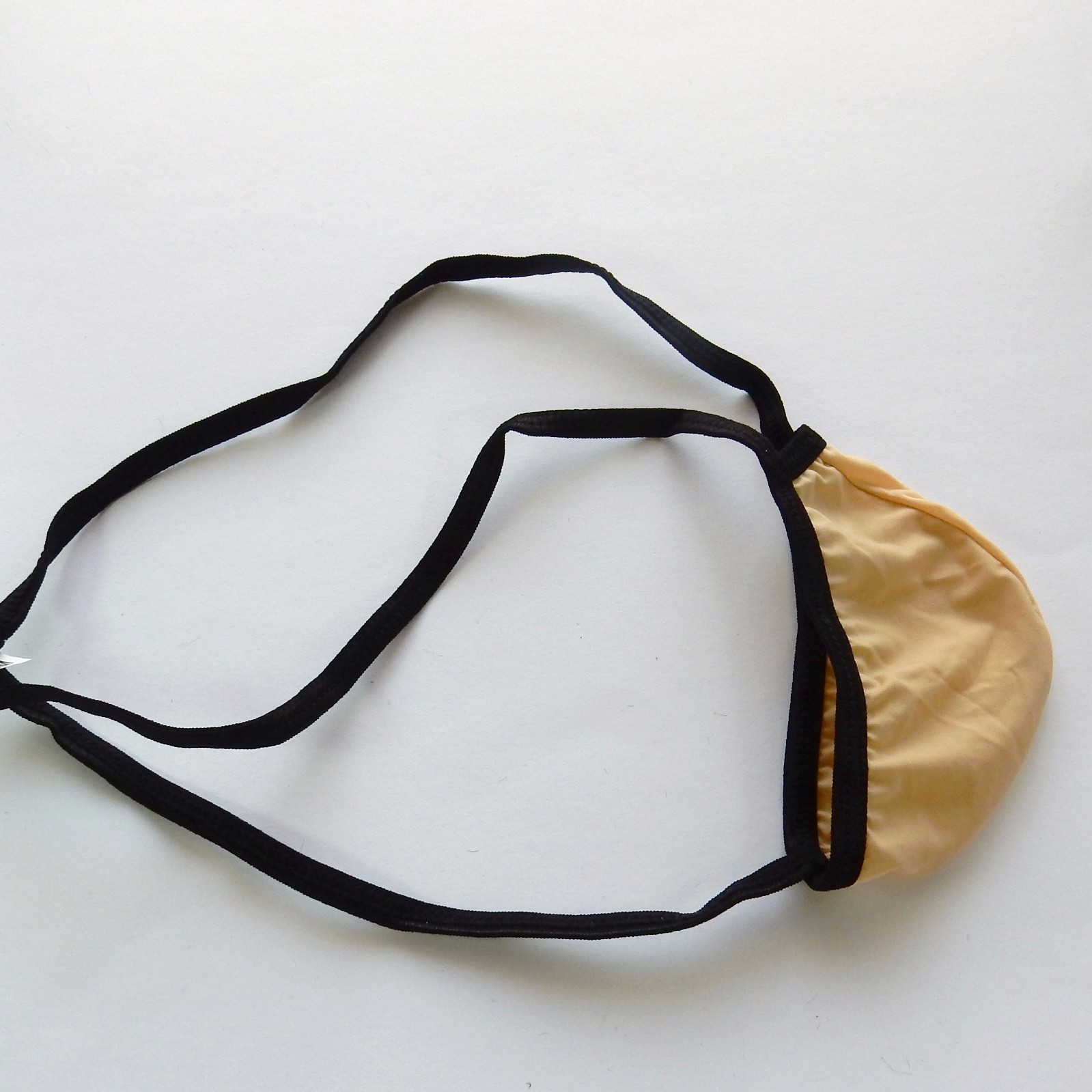 K1782 Mens String Pouch G String Thong Contoured Pouch Soft Semi C Thru
