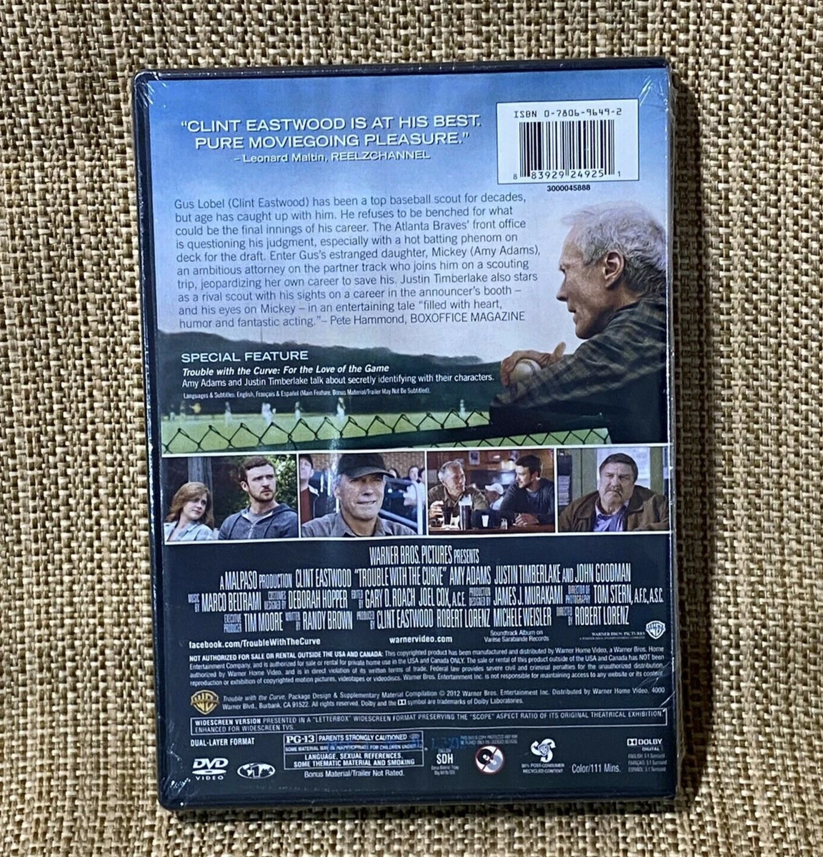 Trouble With The Curve Dvd Cover