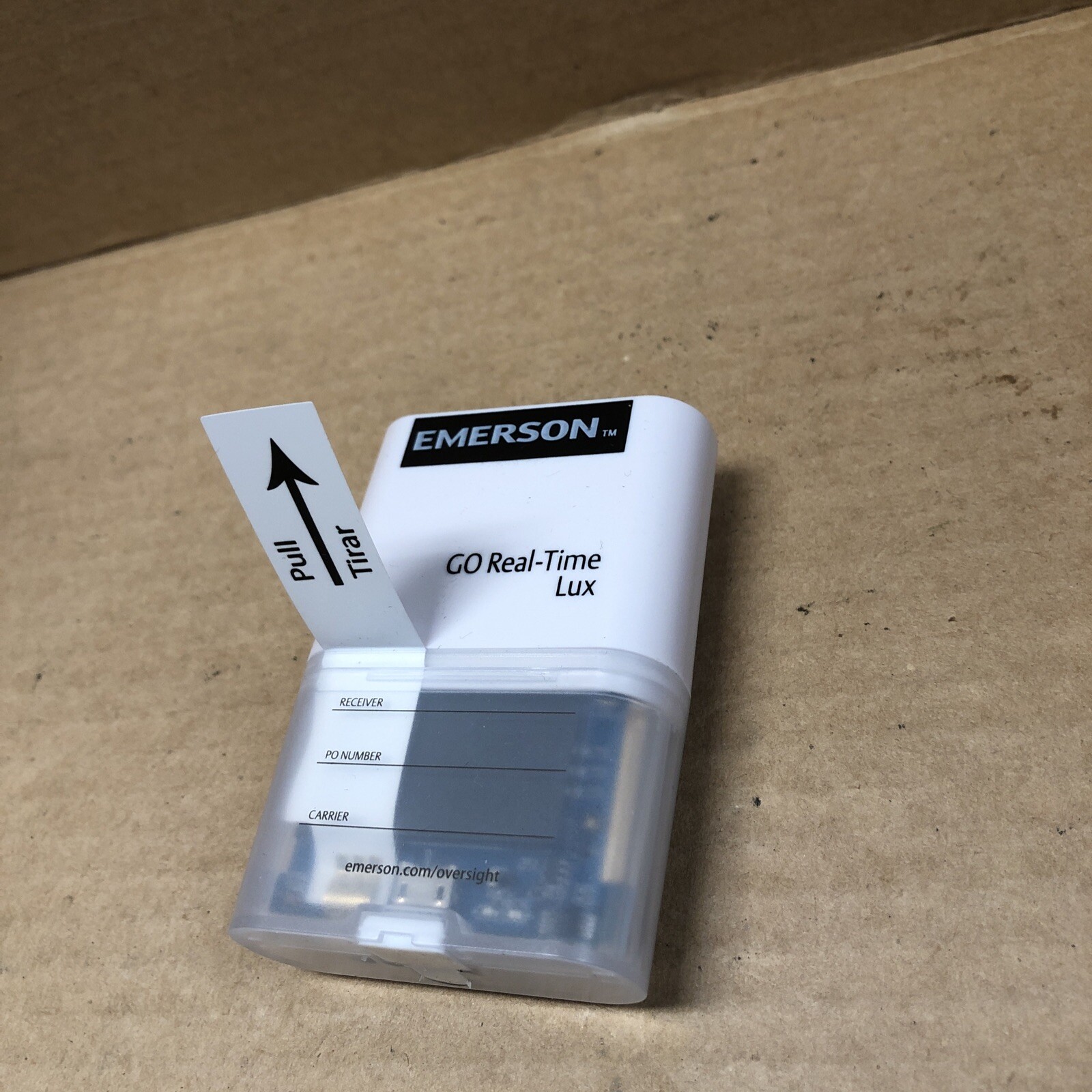 $ box of 20 Emerson Real-Time Lux Tracker Monitor Temperature TS2-TL00 ...