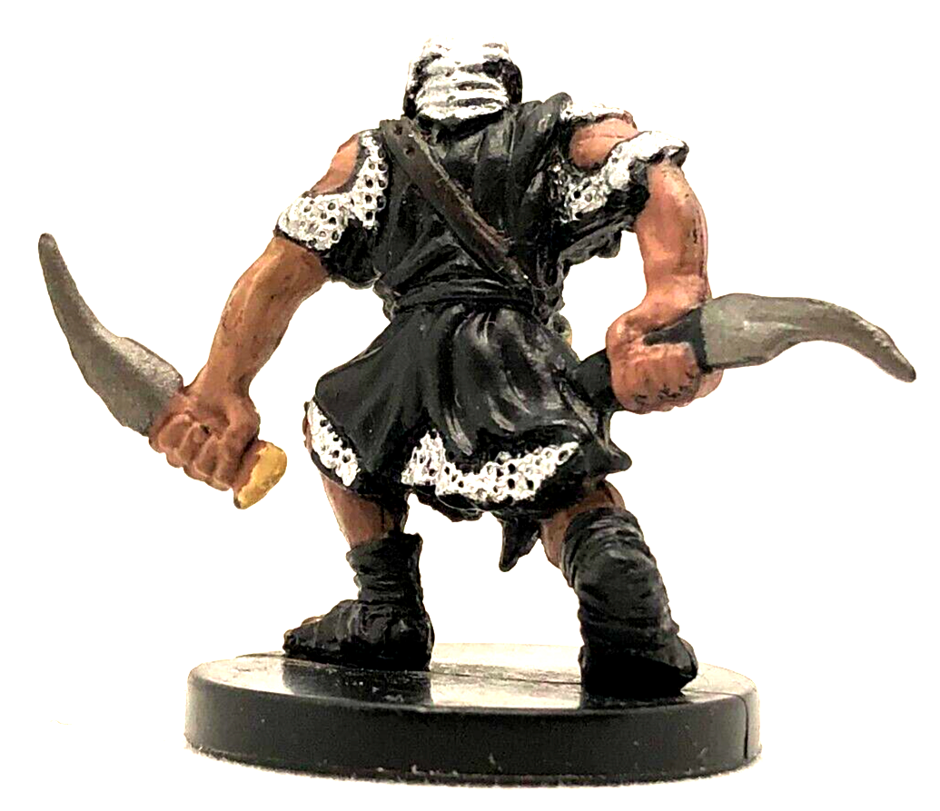 Half Orc Assassin #65 Harbinger Dungeons & Dragons Miniature | eBay