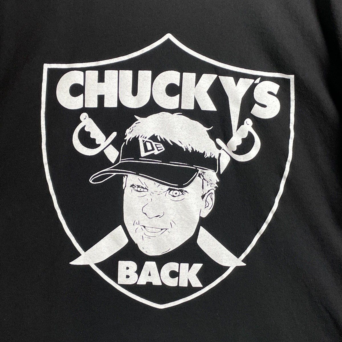 Camiseta De Chucky De Los Raiders Chucky Patrón Casual Impresión 3D
