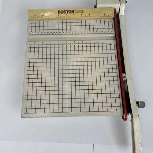 Boston 2612 Vintage Paper Cutter 12" Heavy Duty Guillotine Trimmer ...