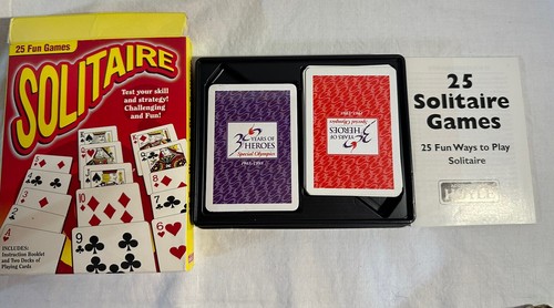 Vintage HOYLE SOLITAIRE 25 Fun Games with 2 Decks Of Cards 7260 1995 | eBay
