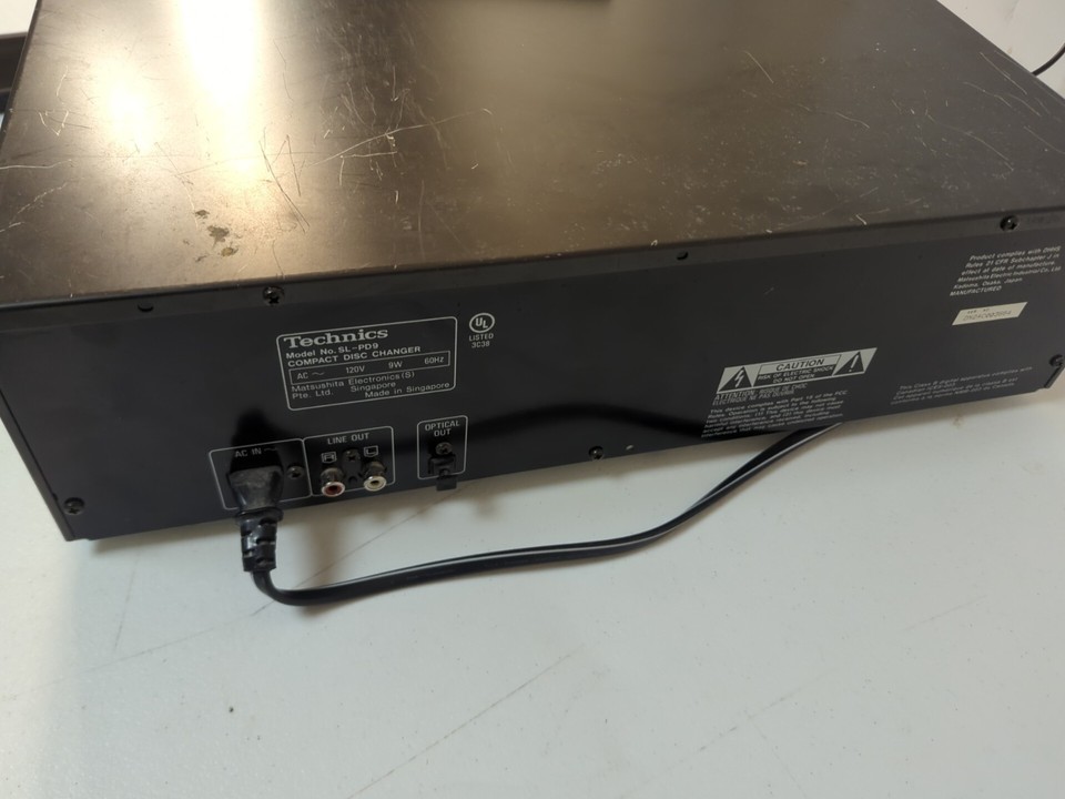 Technics 5-Disc CD Changer W Remote SL-PD9 Rotary Multi-Stage MASH ...