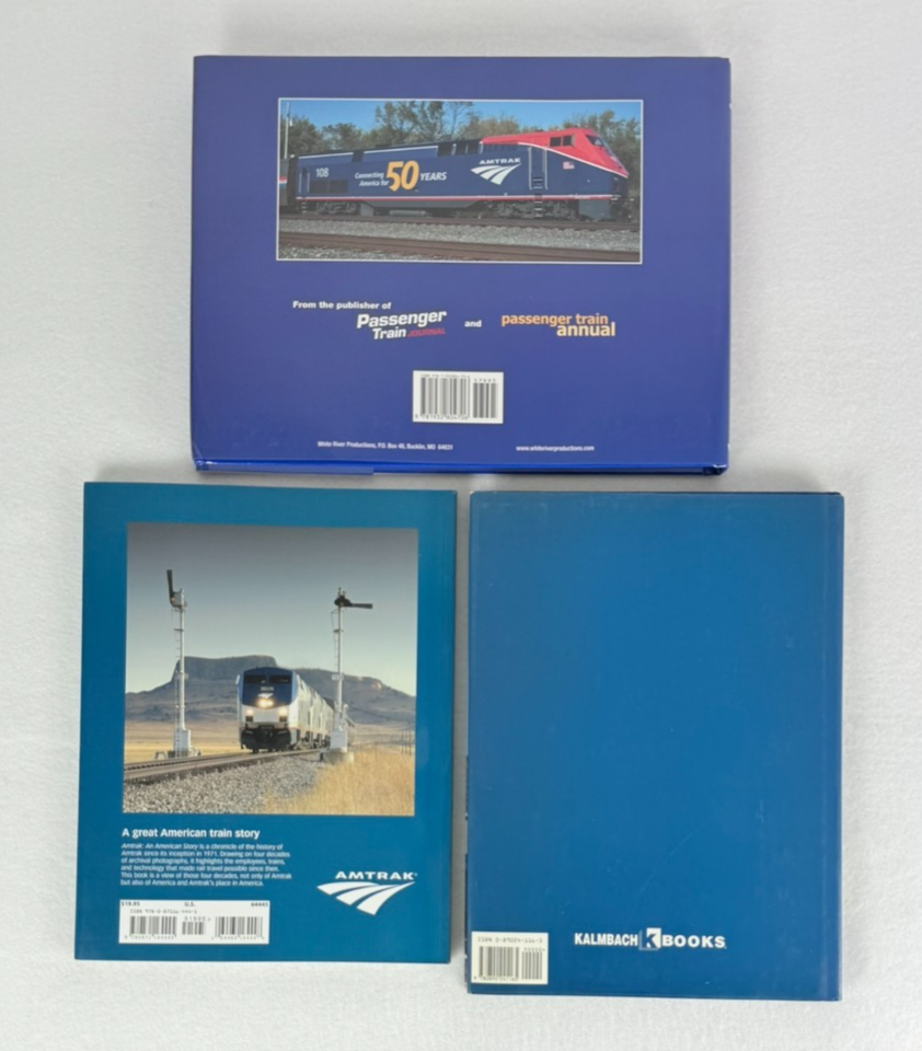 Lot of 3 Amtrak Railroad Books - History, Trains, and Railroading ...
