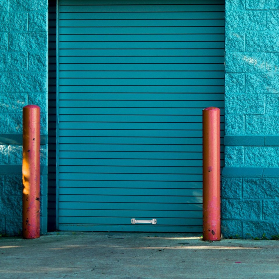 2pcs Metal Door Pull Handles - Iron Rolled Grip Lift Handle - Garage ...