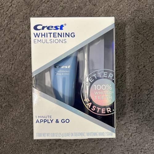 Crest Whitening Emulsions Leave on Whitening Treatment Exp Jul 24 ...