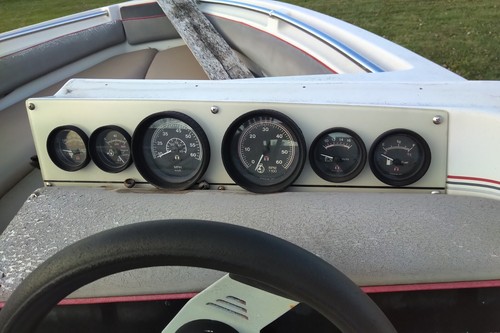 1987 Larson 170 All American Instrument Cluster, Gauges Panel Teleflex ...