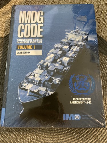 IMDG Code Vol 1 International Maritime Dangerous Goods Code 2022 ...